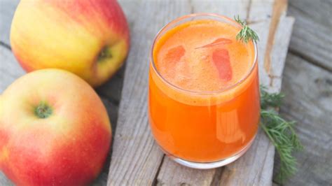 Jugo De Zanahoria Y Manzana