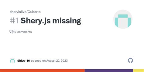 shery js missing · issue 1 · sheryislive cuberto · github