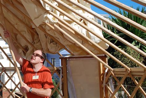 How We Build A Yurt Woodland Yurts