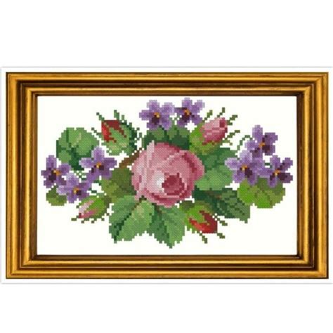 Living Room Cross Stitch Pattern Pdf Counted Vintage Full Cross