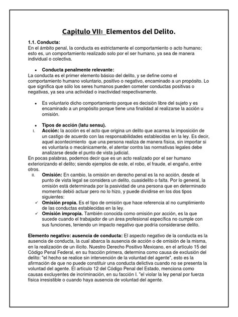Elementos Del Delito Pdf