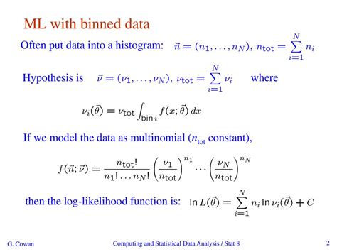 computing and statistical data analysis stat 8 ppt download
