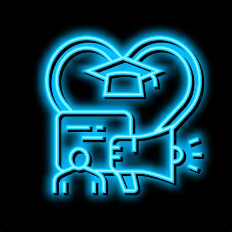 Communication And Learning Neon Glow Icon Illustration 20588104 Vector