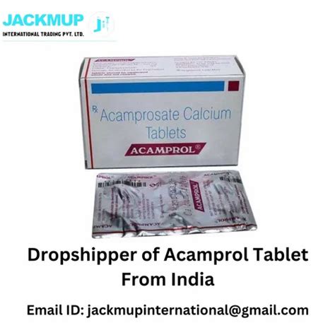 Acamprol Tablet Acamprosate For Clinical 16 At Rs 1055stripe In