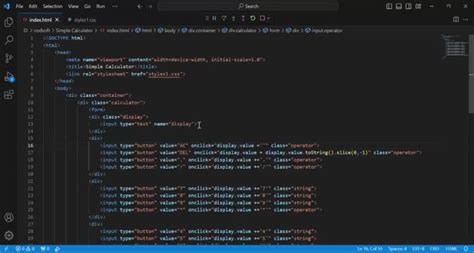 Aparna K On Linkedin Internship Webdevelopment Programming Codsoft Calculatorproject