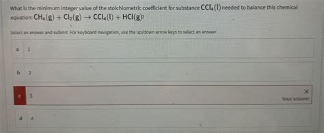 Solved What Is The Minimum Integer Value Of The