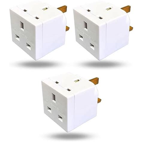 Way Plug Adaptor A Multi Plug Adaptor Extensions Double Adapter Plug UK Wall Plug