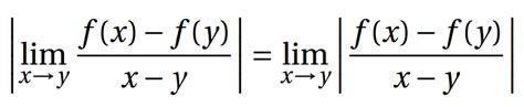 Calculus Limit Of Absolute Value Of Something Equals Absolute Value