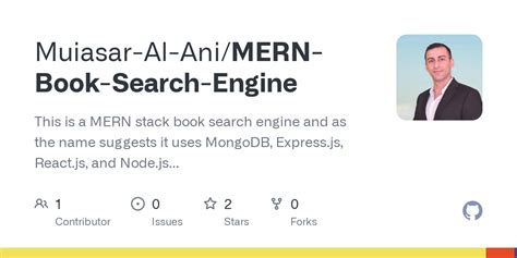 Github Muiasar Al Animern Book Search Engine This Is A Mern Stack