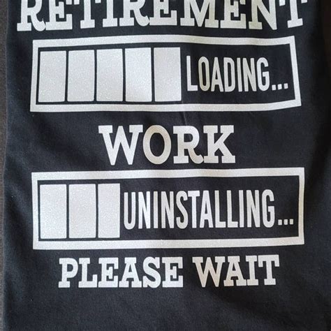 Retirement Loadingwork Uninstallingplease Wait Svg This Design