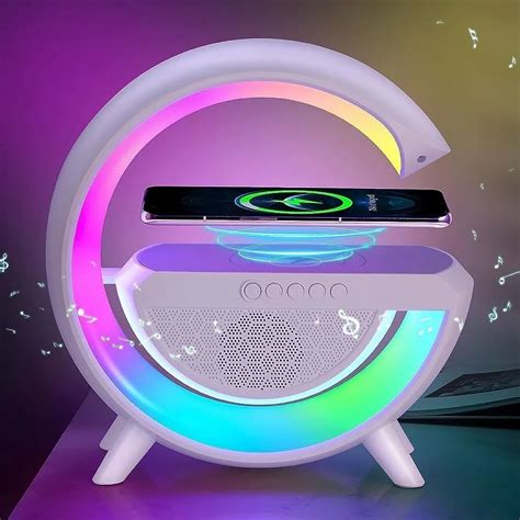 G Shape 4 In 1 Night Light Bluetooth Speakers And 15W Wireless Charger At 310 Piece Mini