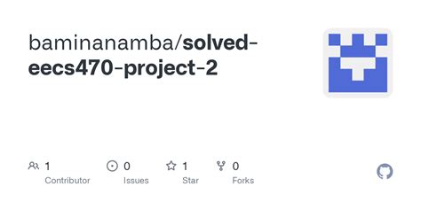 Github Baminanambasolved Eecs470 Project 2