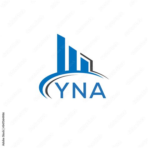 Yna Letter Logo Yna Blue Image Yna Monogram Logo Design For Entrepreneur And Business Yna