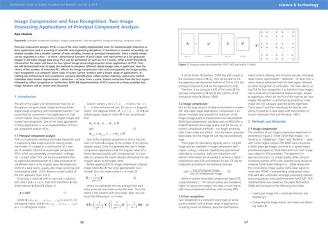 pdf image compression and face recognition two image processing