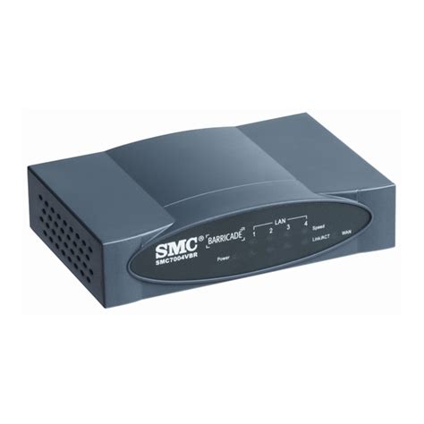 Smc Networks Smc Barricade Smc7004vbr User Manual Pdf Download Manualslib