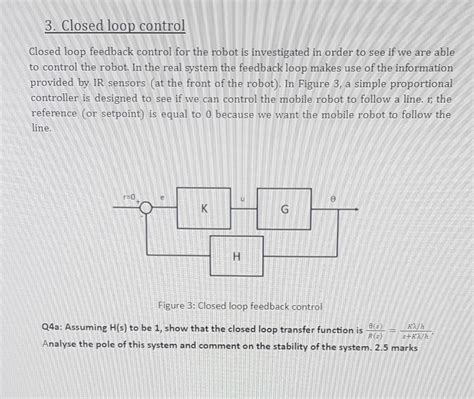 Solved Closed Loop Control Closed Loop Feedback Control Chegg