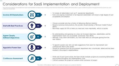 Saas Implementation Slide Team
