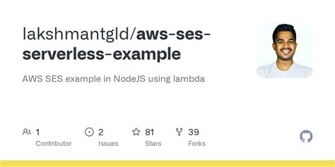 Github Lakshmantgldaws Ses Serverless Example Aws Ses Example In