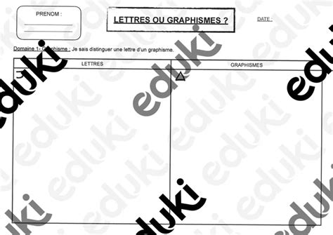 Lettres Ou Graphismes Ressource Pédagogique Pour Ton Cours De Acquisition Du Langage