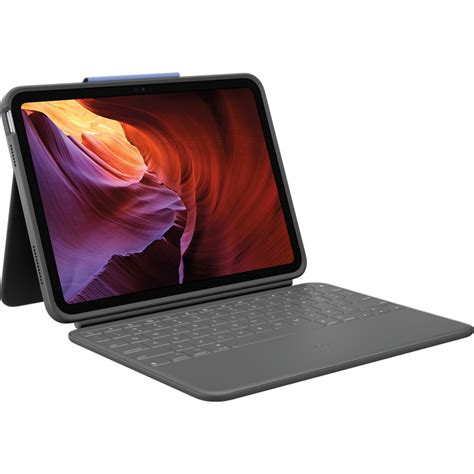 Logitech Rugged Folio Grafito Smart Connector Qwerty Inglés Bigcom