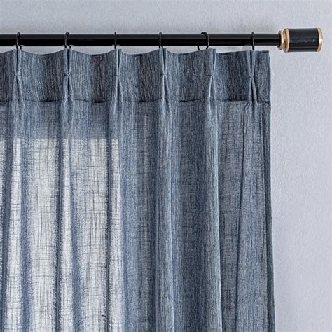 Blue Light Filtering Curtains 102 Inch Long For Sliding Door Semi