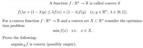 solved a function f rn→r is called convex if