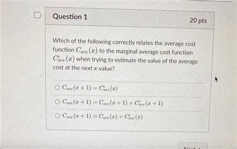 solved which of the following correctly relates the average