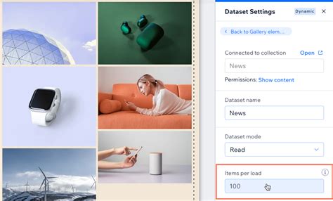 CMS Displaying Collection Content In A Pro Gallery Help Center Wix