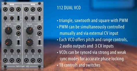 Behringers First 11 Eurorack Modules Revealed And Theyre Even Called System 100 Cdm