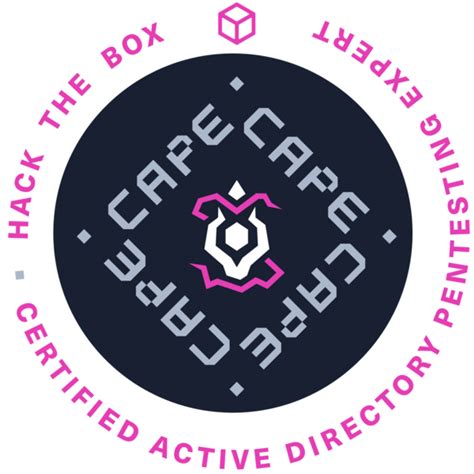 Htb Certified Active Directory Pentesting Expert Htb Cape Credly