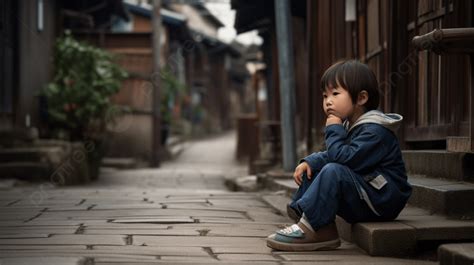 4 혼자 앉아있는 아이 무료 다운로드 사진 그림 및 배경 이미지 Pngtree