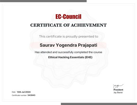 Saurav Prajapati On Linkedin Ethical Hacking Essentials Ehe