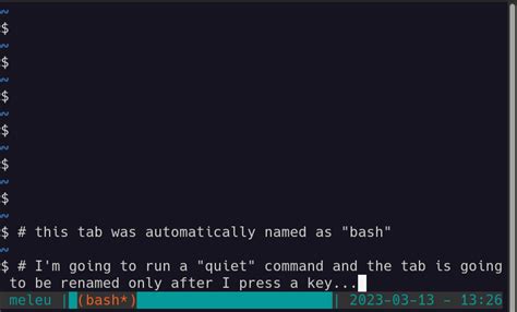 Feature Request Ability To Auto Rename The Tabpane Based On The Currently Running App · Issue