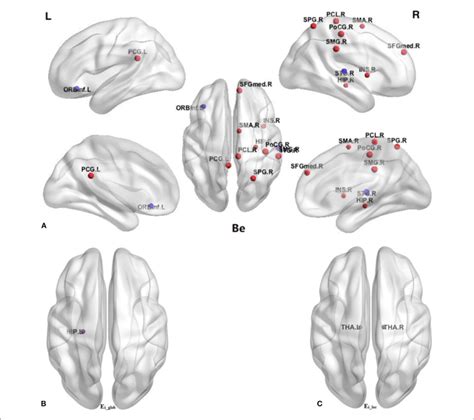 Comparison Of Nodal Parameters Of The Whole Brain Functional