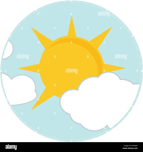 Vector Illustration Of Day Day Concept Sun Day Icon Stock Vector