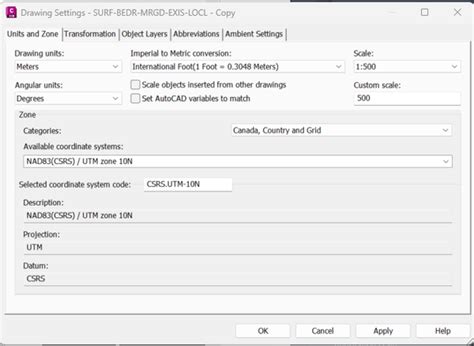solved creating a local ground coordinate system automatically