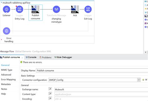 Integrating Rabbitmq With Mulesoft Connector For Data Flow