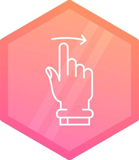Swipe Right Gradient Polygon Icon 38183183 Vector Art At Vecteezy