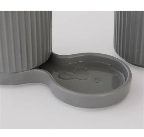 수저받침·수저통 New Color 플리츠 물빠짐 도자기 수저통2구 오늘의집 쇼핑