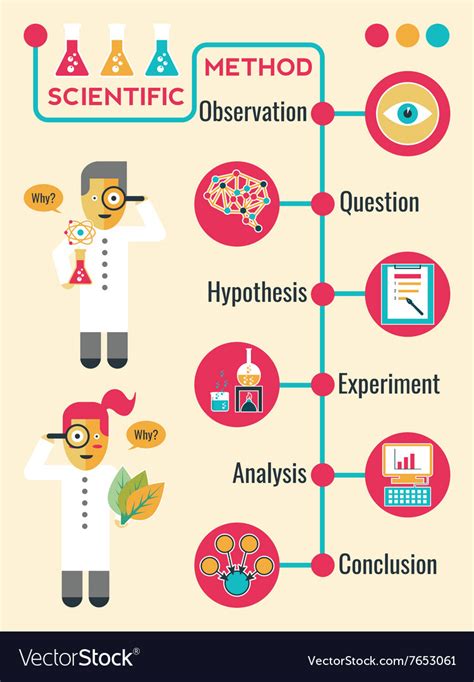 Scientific Method Royalty Free Vector Image Vectorstock