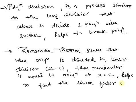 SOLVED In This Section You Were Introduced To Polynomial Division