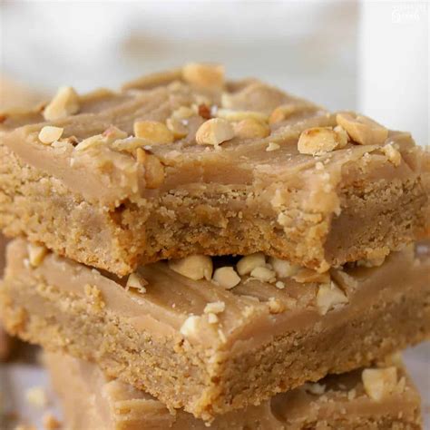Peanut Butter Bars Recipe Soft And Chewy Peanut Butter Bar Cookies