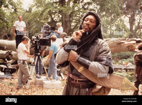 Robin Hood Prince Of Thieves Morgan Freeman On Set 1991 C Warner