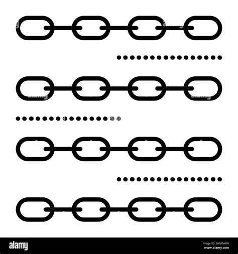 Metal Chain Sequence Of Actions Stages Of Work Business Progress