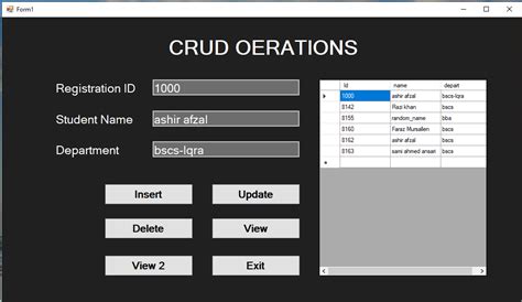 Github Ashirafzalcrudoperation This Is A Basic Crud Operation