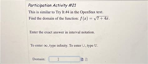 Solved Participation Activity 21this Is Similar To Try It