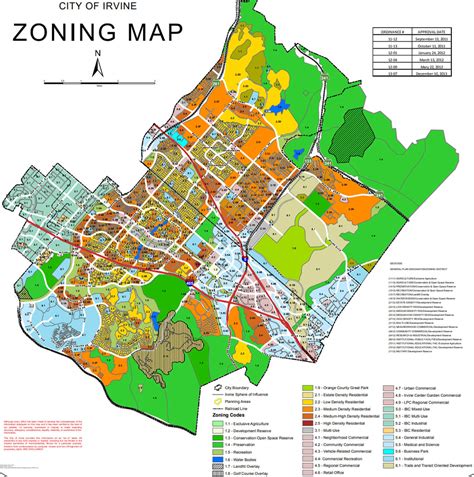 Irvine California Map United States