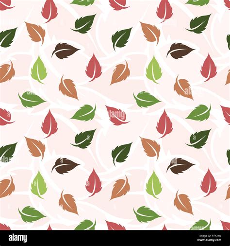 Repeating Leaf Pattern Hi Res Stock Photography And Images Alamy