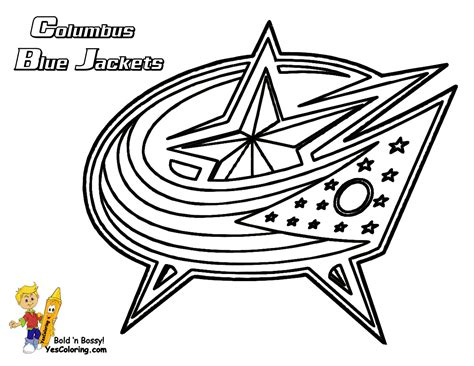 Nhl Team Logos Coloring Pages