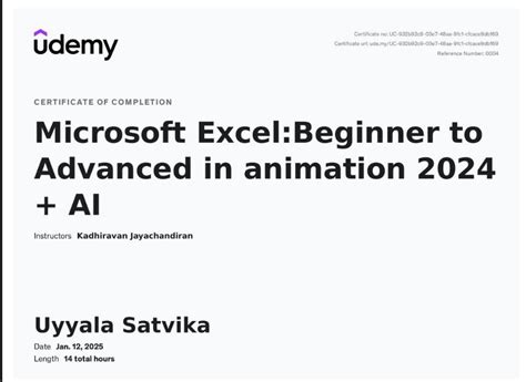 microsoftexcel dataanalytics ai certification learning